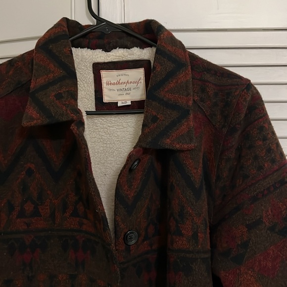 Weatherproof | Jackets & Coats | Vintage Weatherproof Sherpa Aztec ...